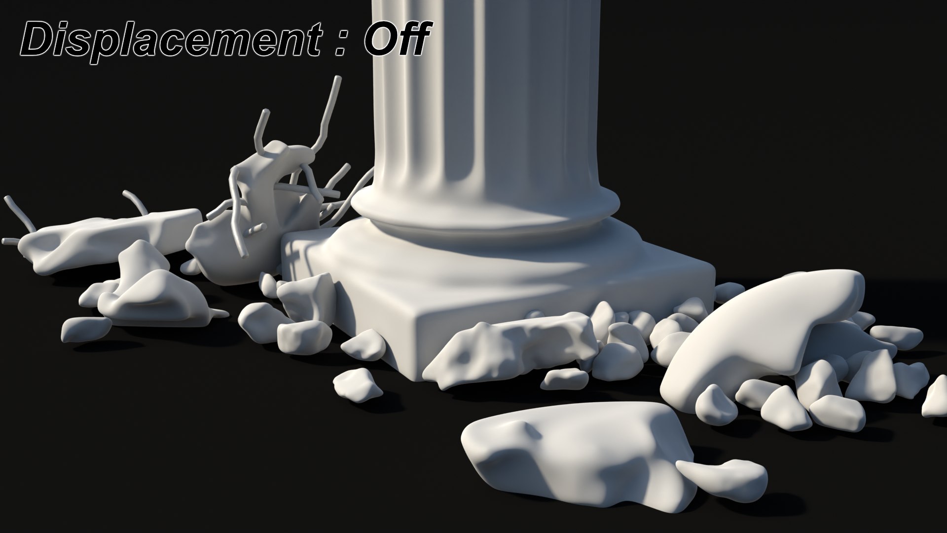 Broken Pillar 3 3D - TurboSquid 1875882