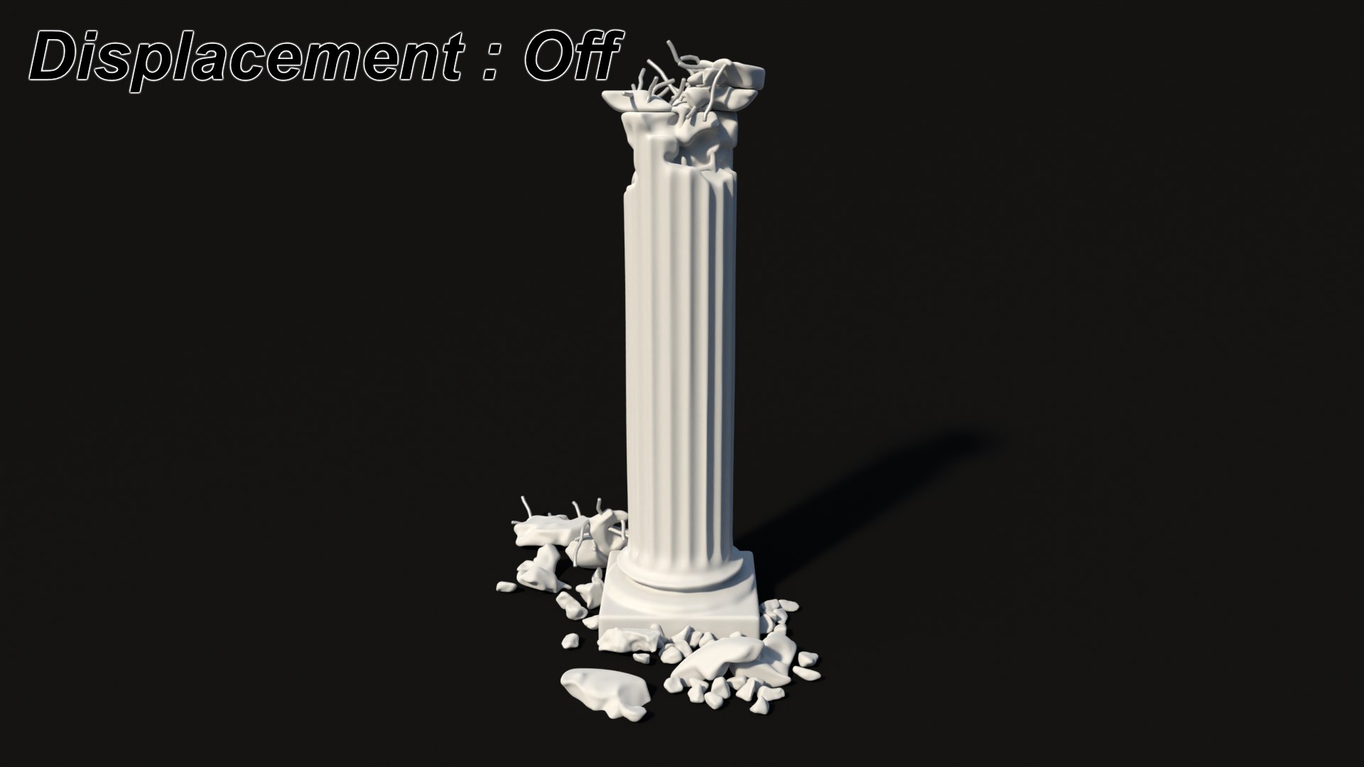 Broken Pillar 3 3D - TurboSquid 1875882
