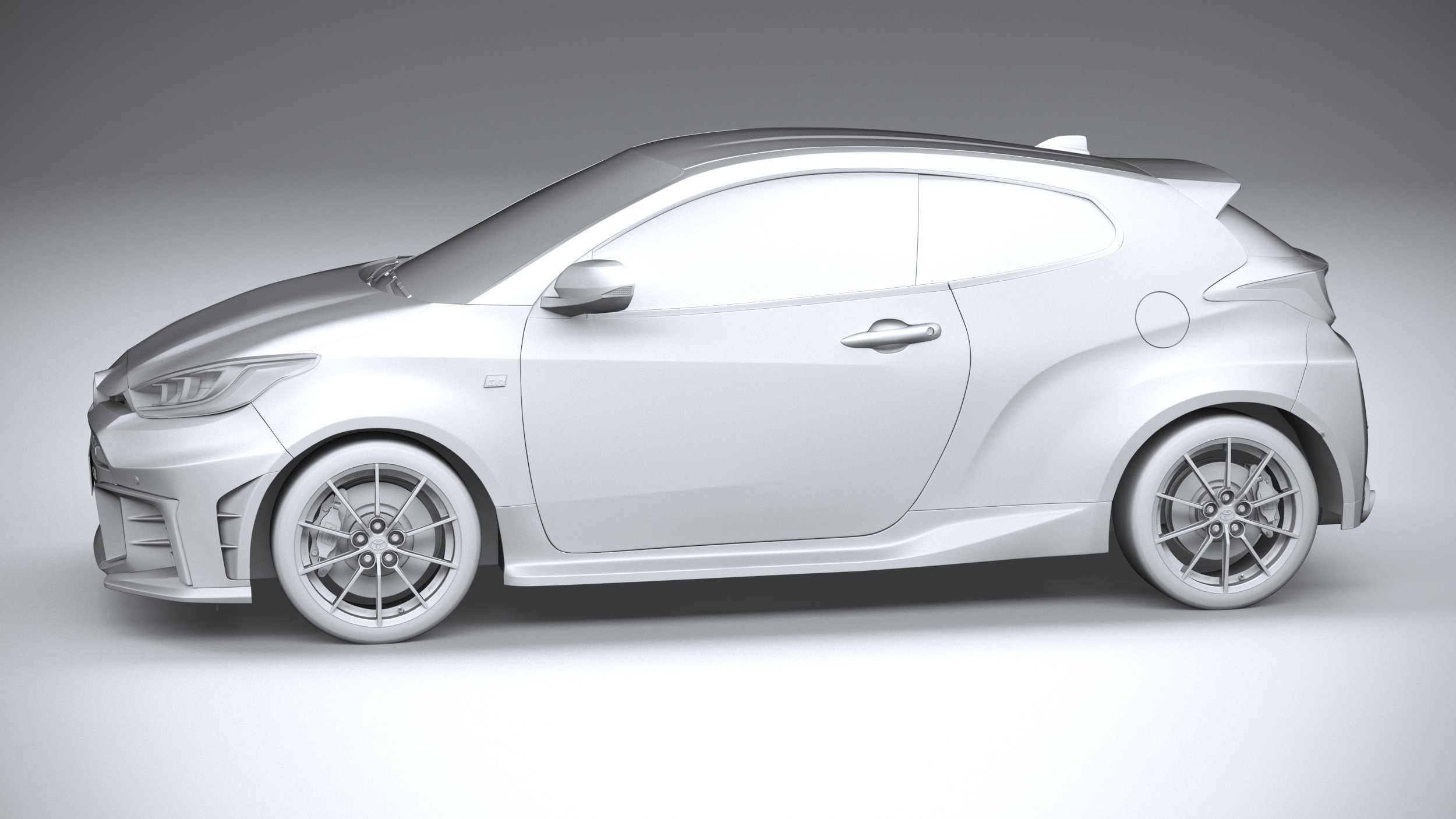 3D модель Тойота ГР Ярис 2024 - TurboSquid 2183895