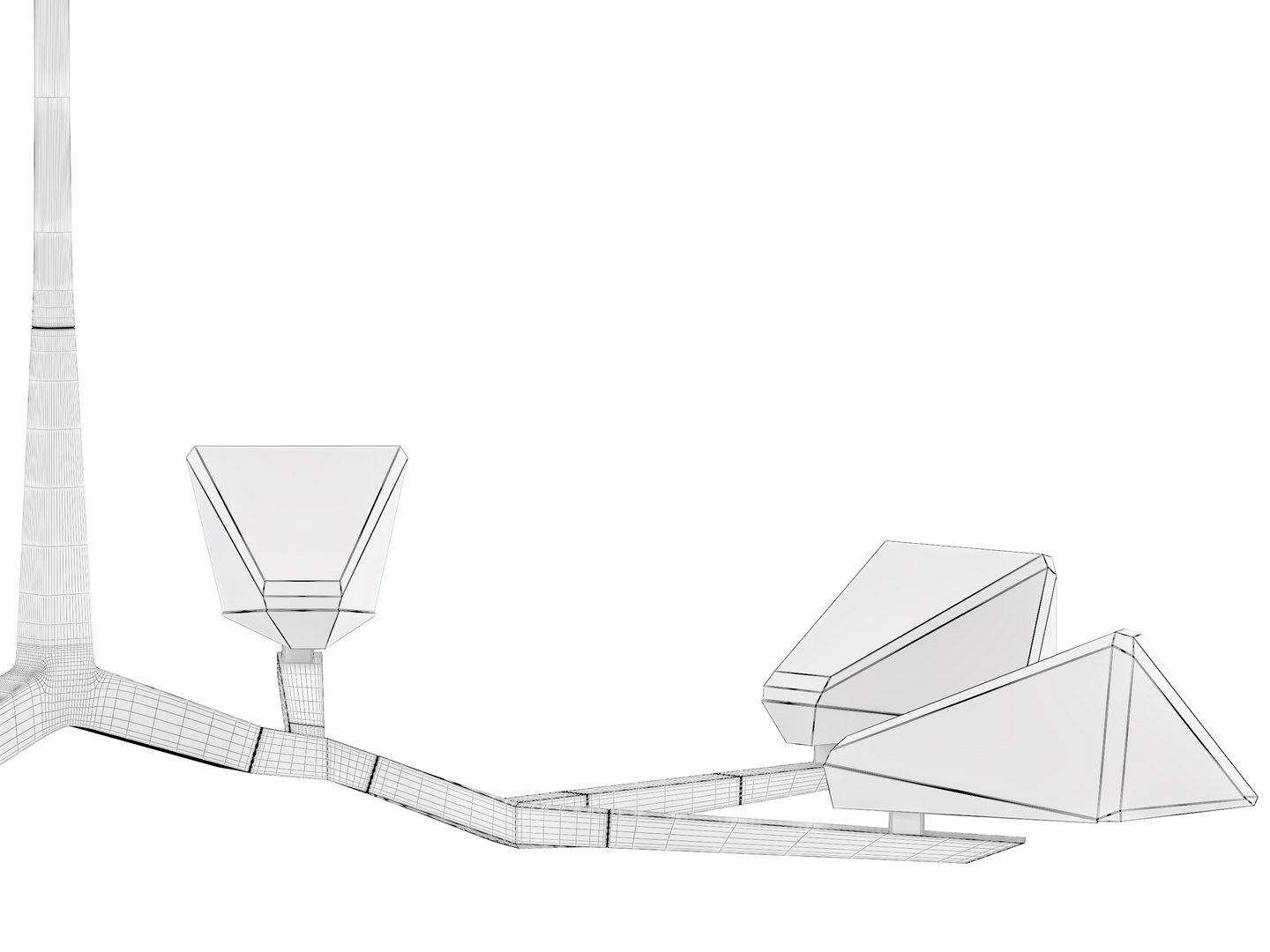 Carraig Light Chandelier 3D Model - TurboSquid 2367798