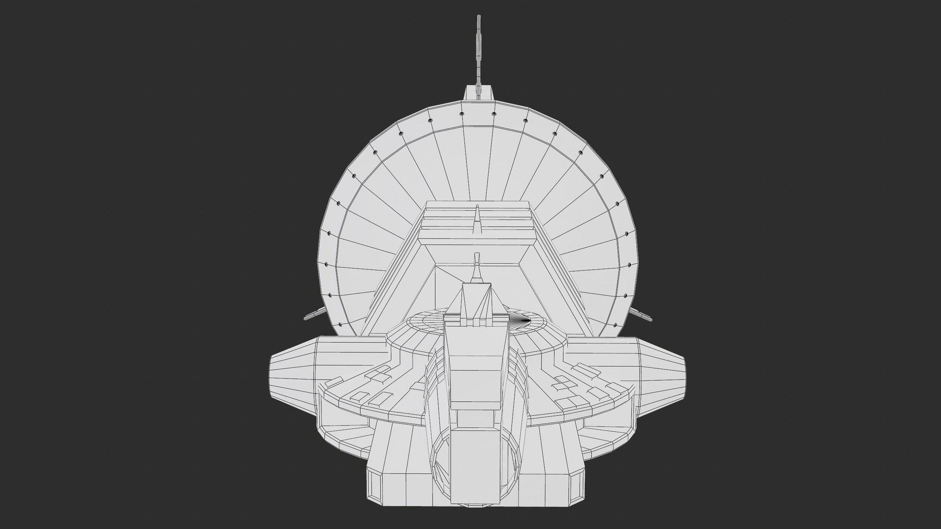 3D 3D Lowpoly Cartoon Command Capital Spaceship 08 Rigged PBR Model - TurboSquid 2153347
