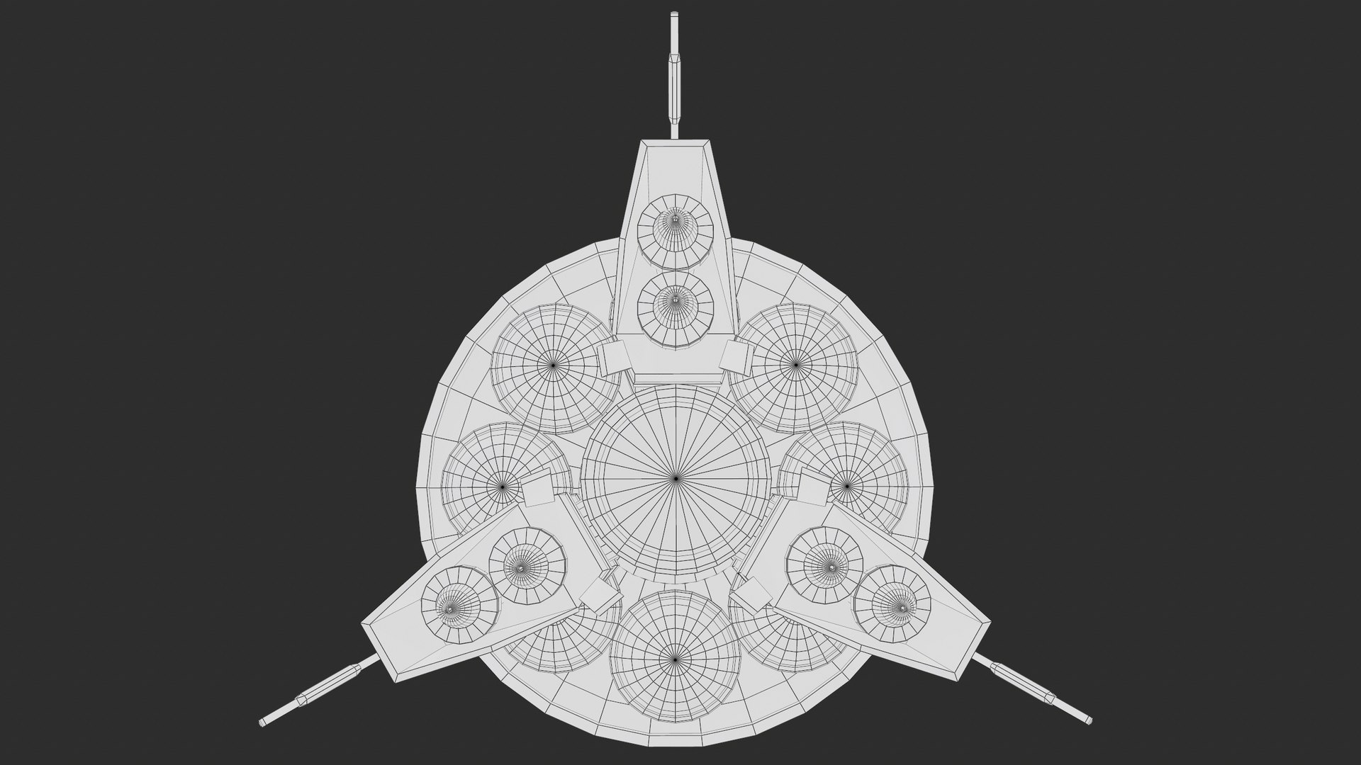 3D 3D Lowpoly Cartoon Command Capital Spaceship 08 Rigged PBR Model - TurboSquid 2153347