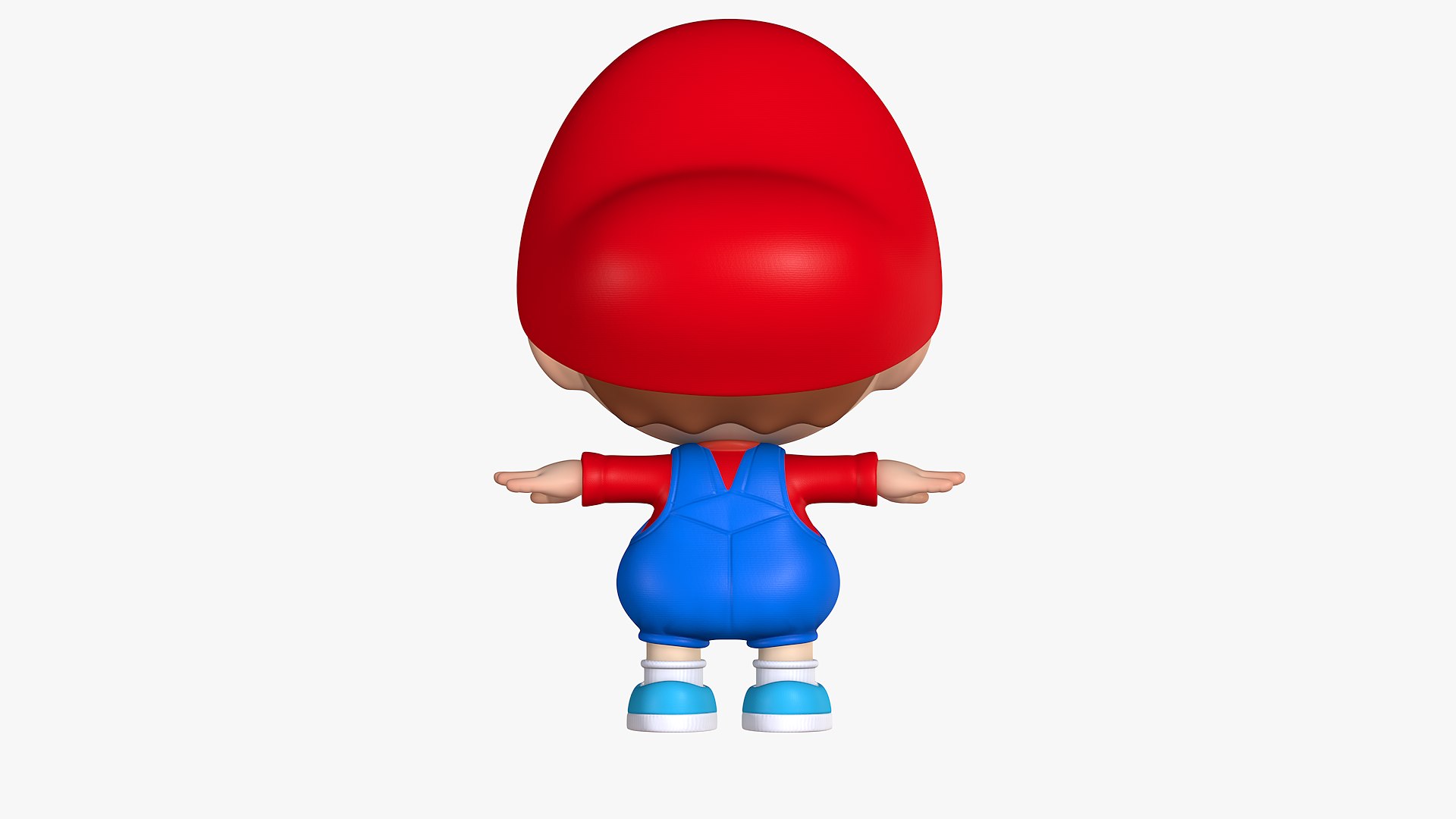 3D Baby Super Mario Character 8k Model - TurboSquid 1828607
