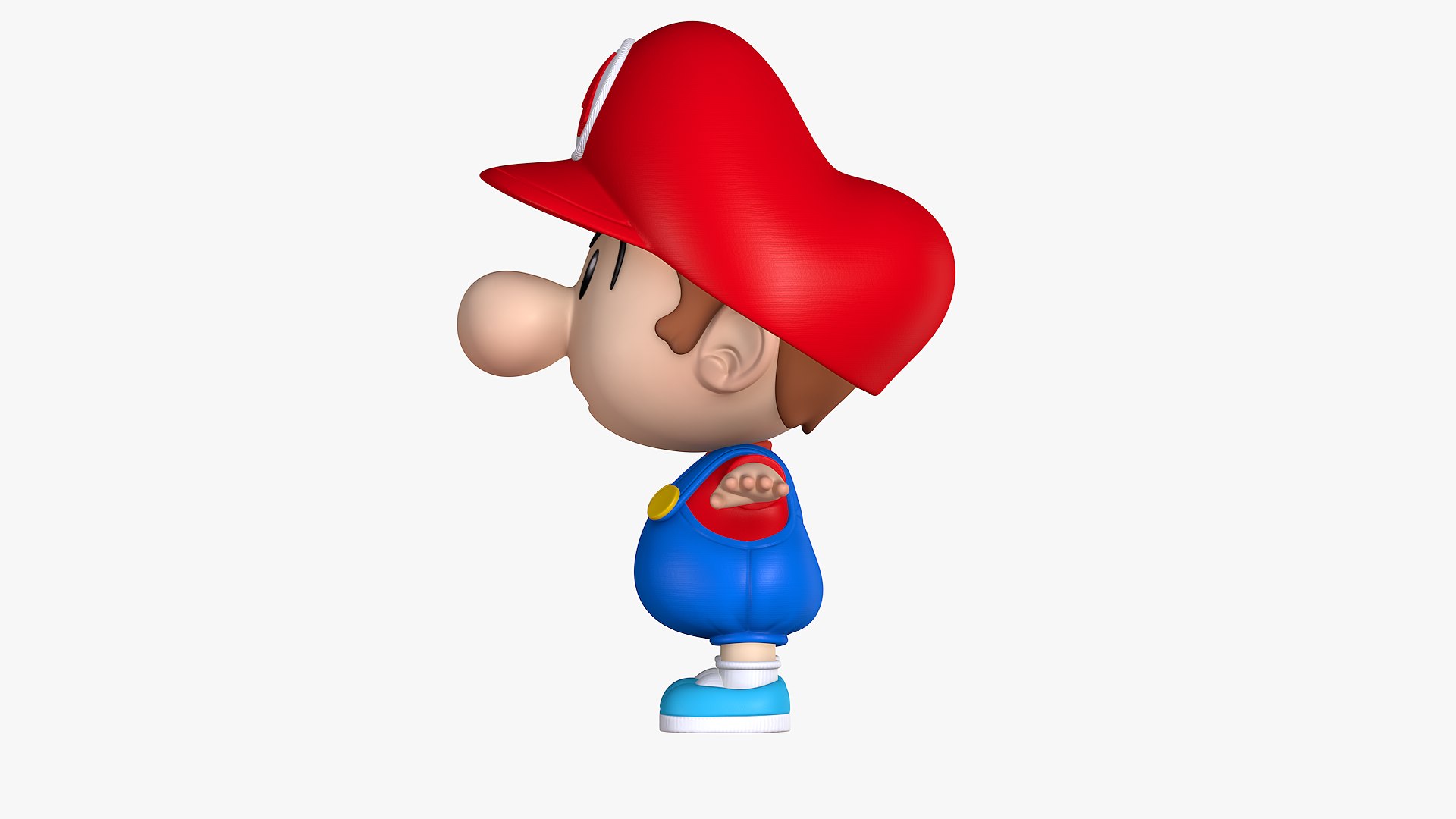 3D Baby Super Mario Character 8k Model - TurboSquid 1828607
