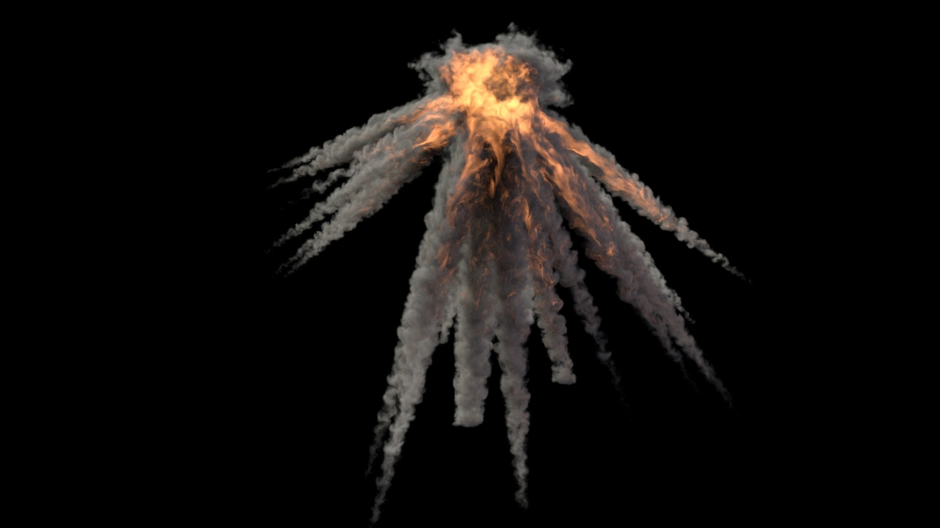 3D Mortar Explosion 1 VDB - TurboSquid 2369437