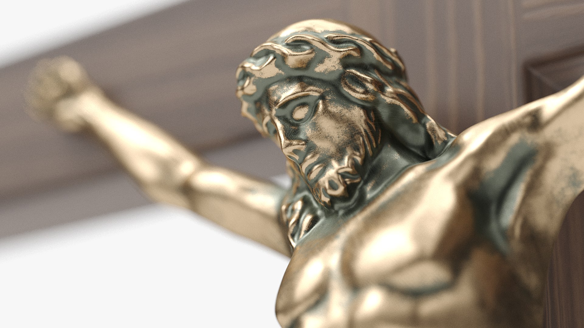 Realistic Crucifix 3D - TurboSquid 1464188