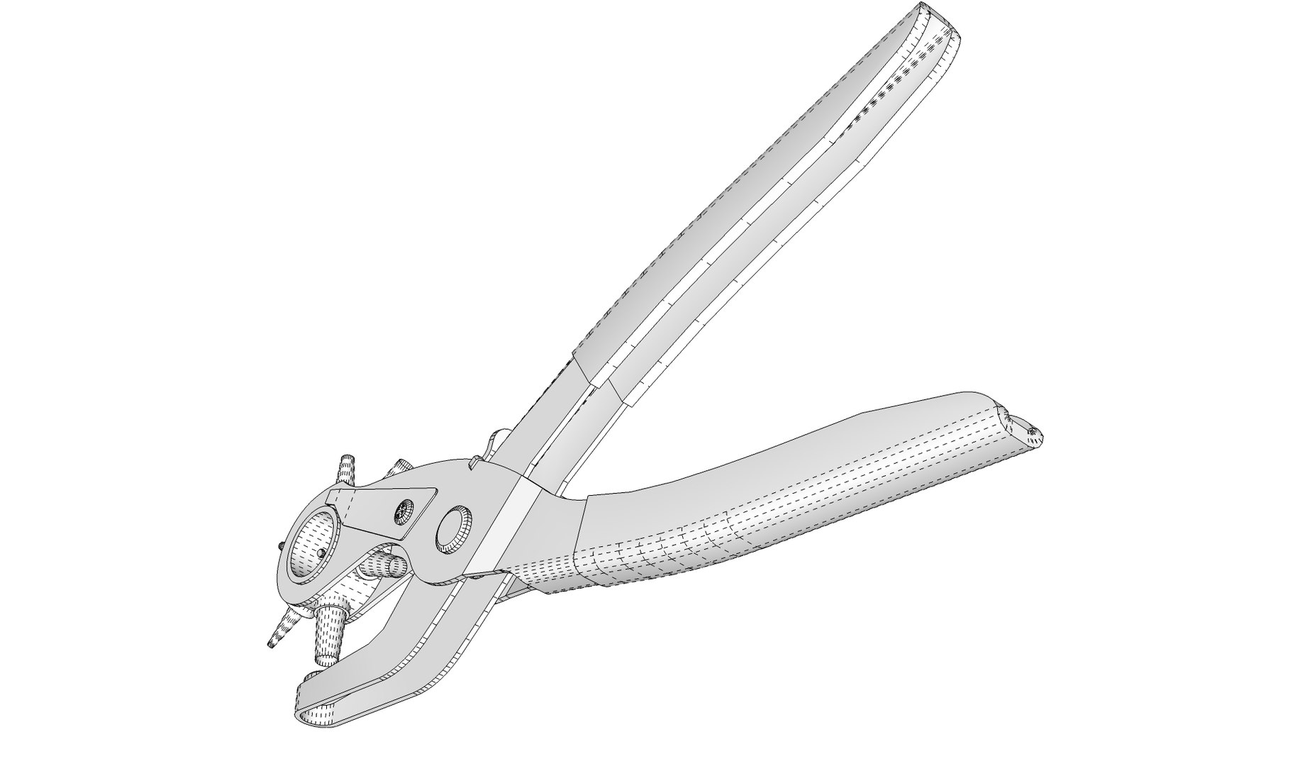 Leather Hole Punch 3D Model - TurboSquid 1332204