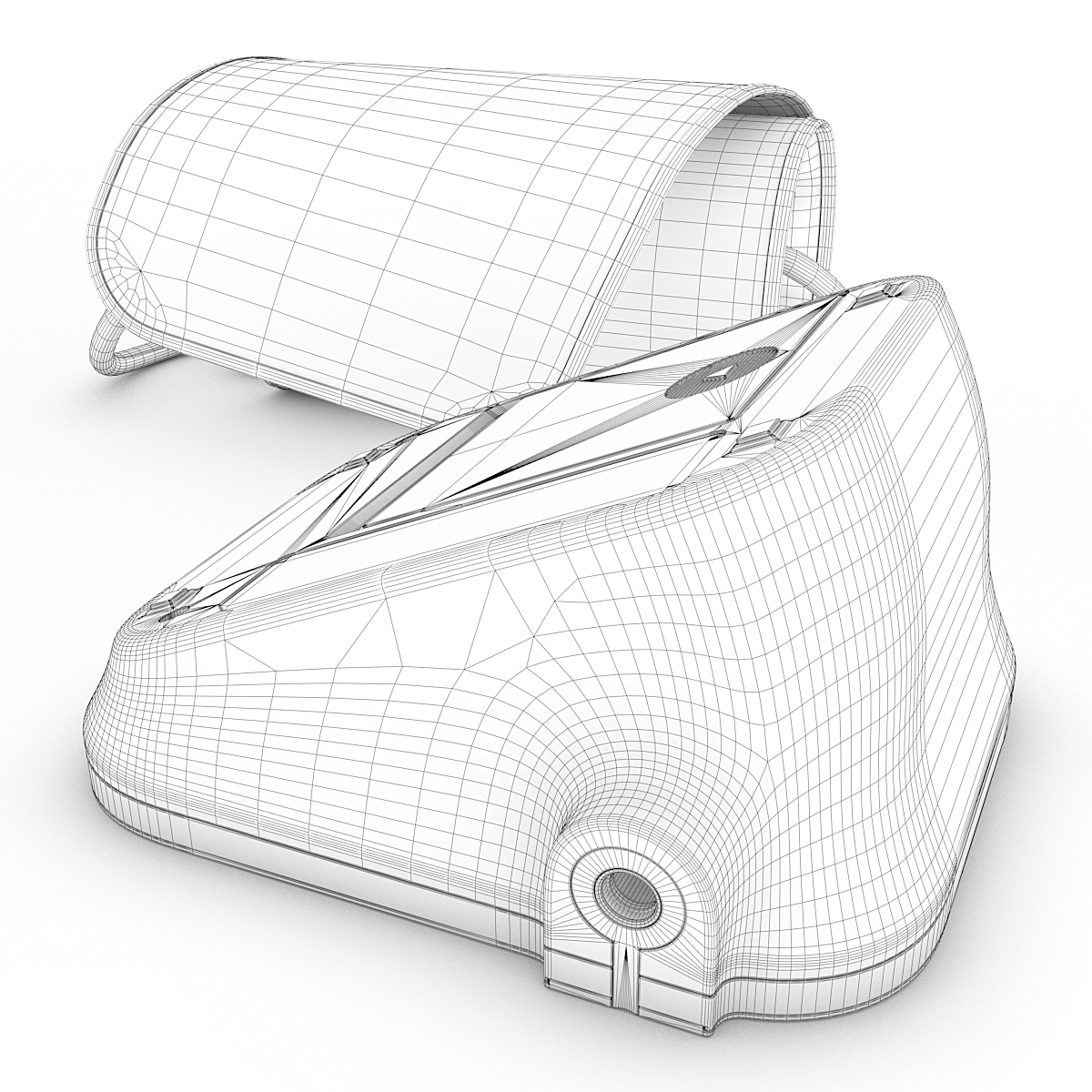 3d model omron blood pressure monitor