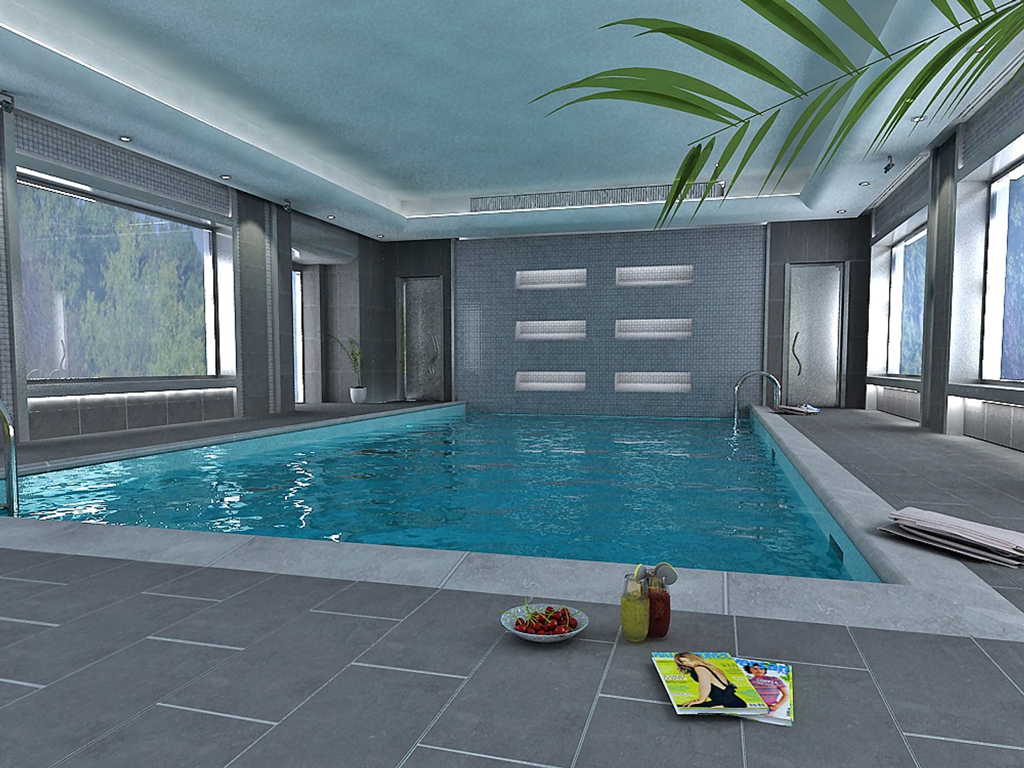 3d Swimming Pool Model