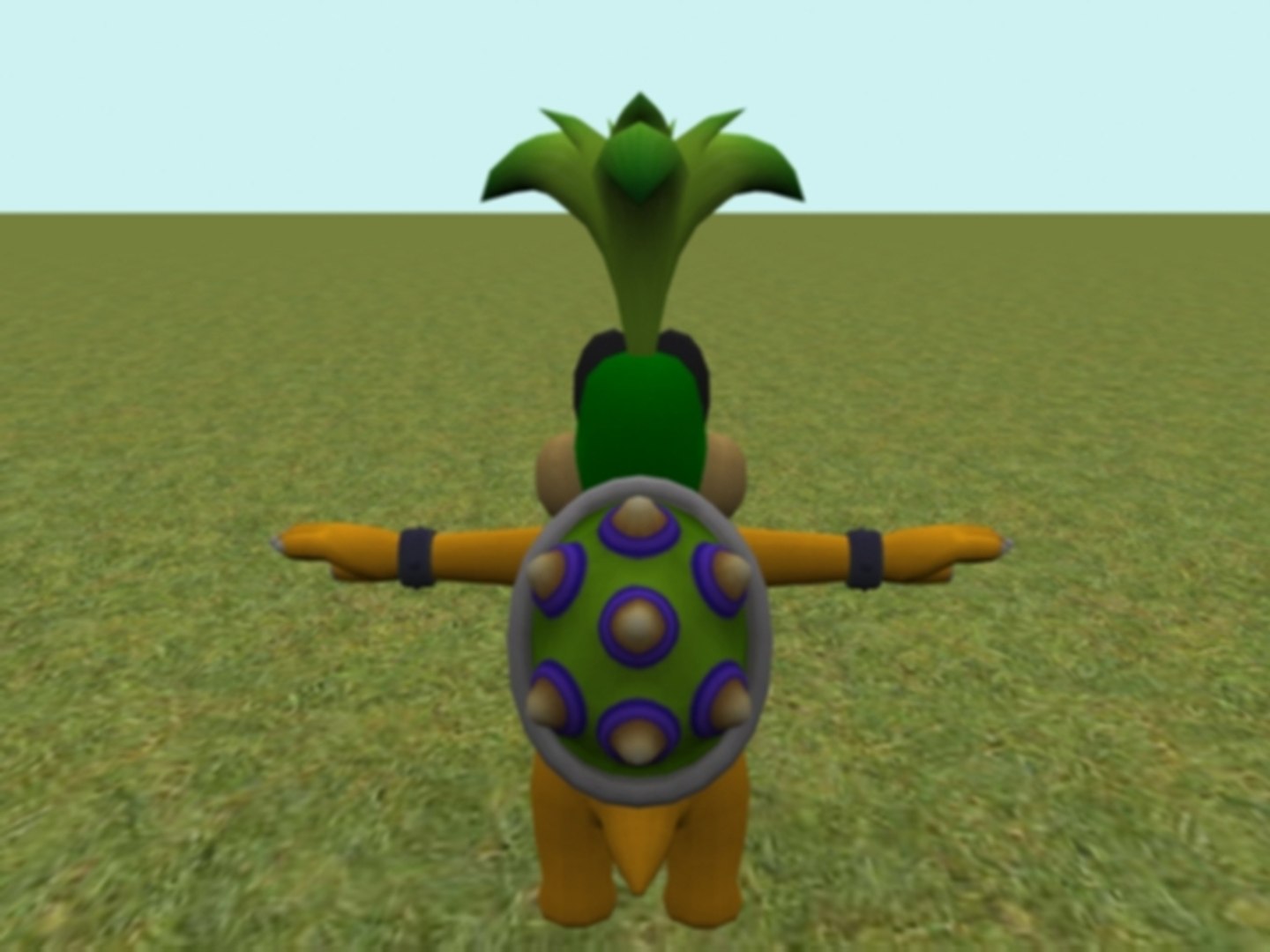 3d Iggy Koopa Mario Kart Model