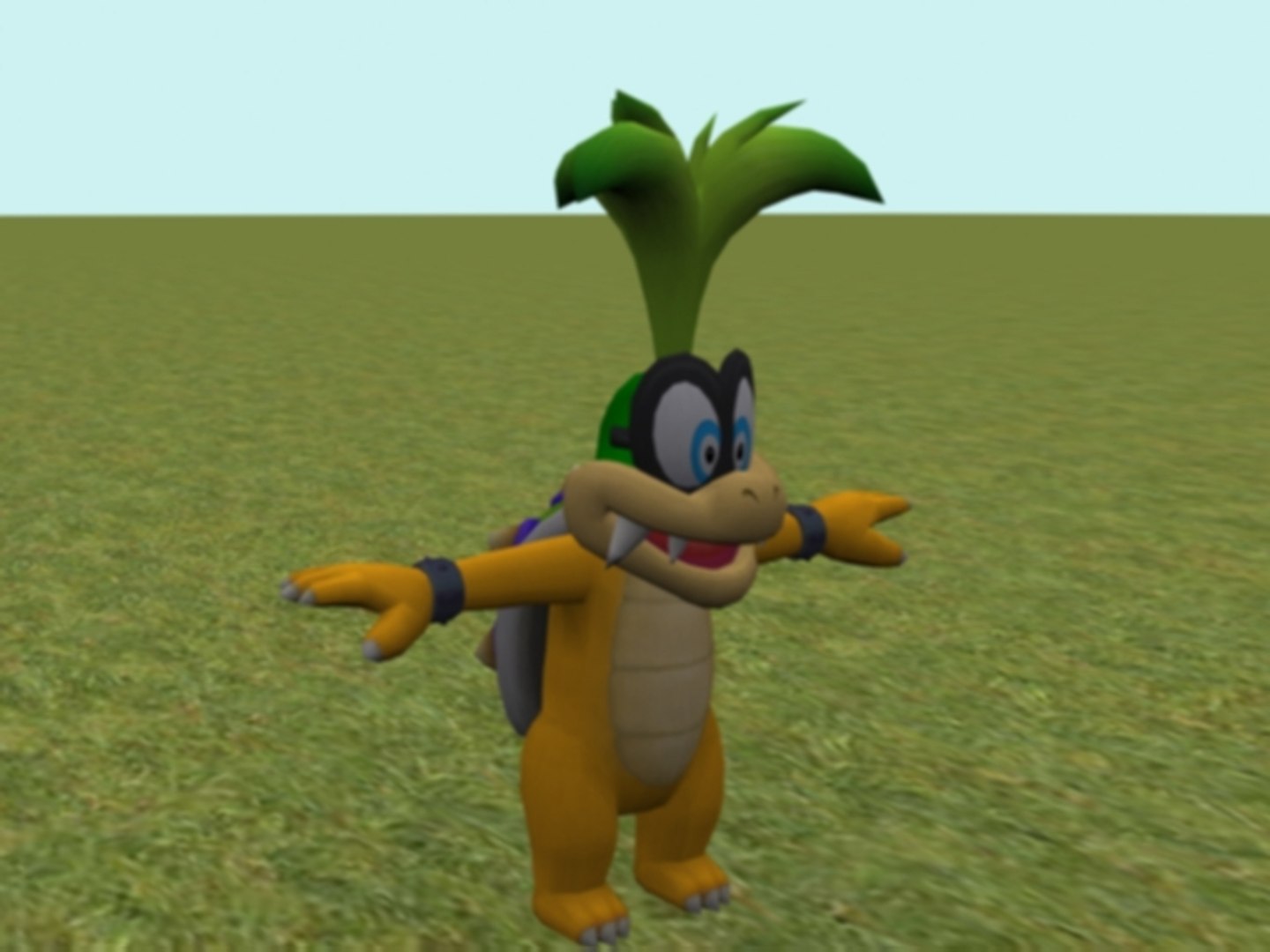 3d Iggy Koopa Mario Kart Model