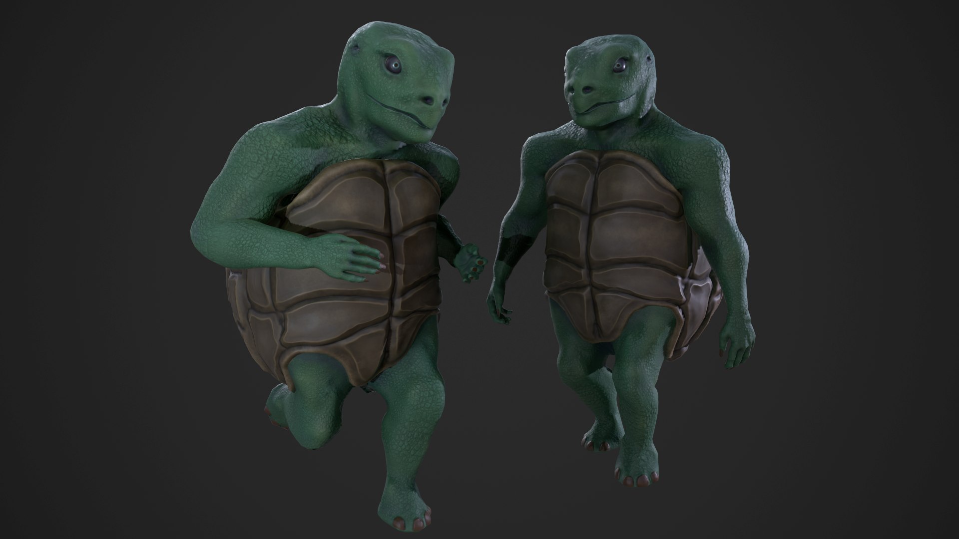 3D turtle character - TurboSquid 1527007