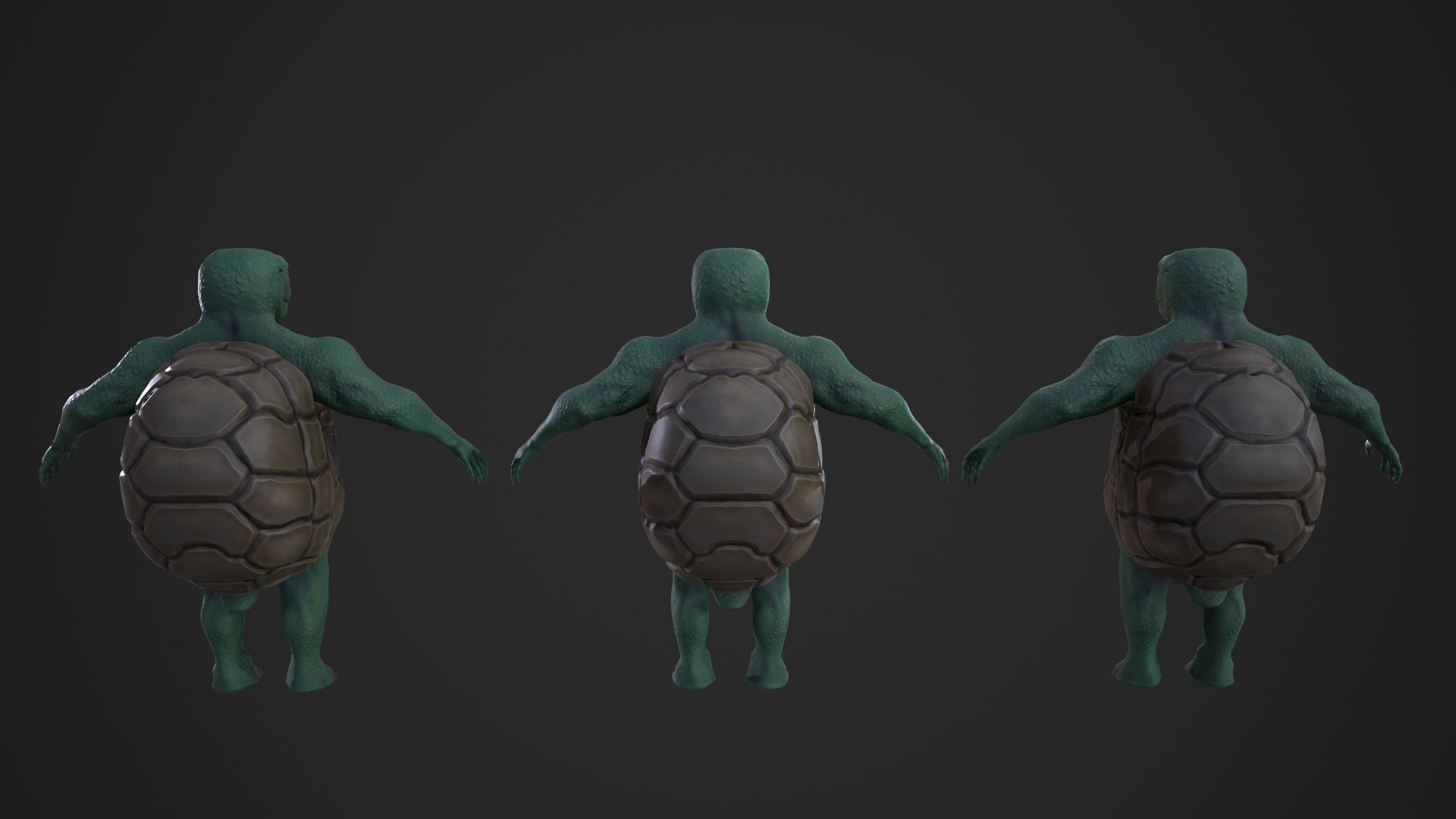 3D turtle character - TurboSquid 1527007