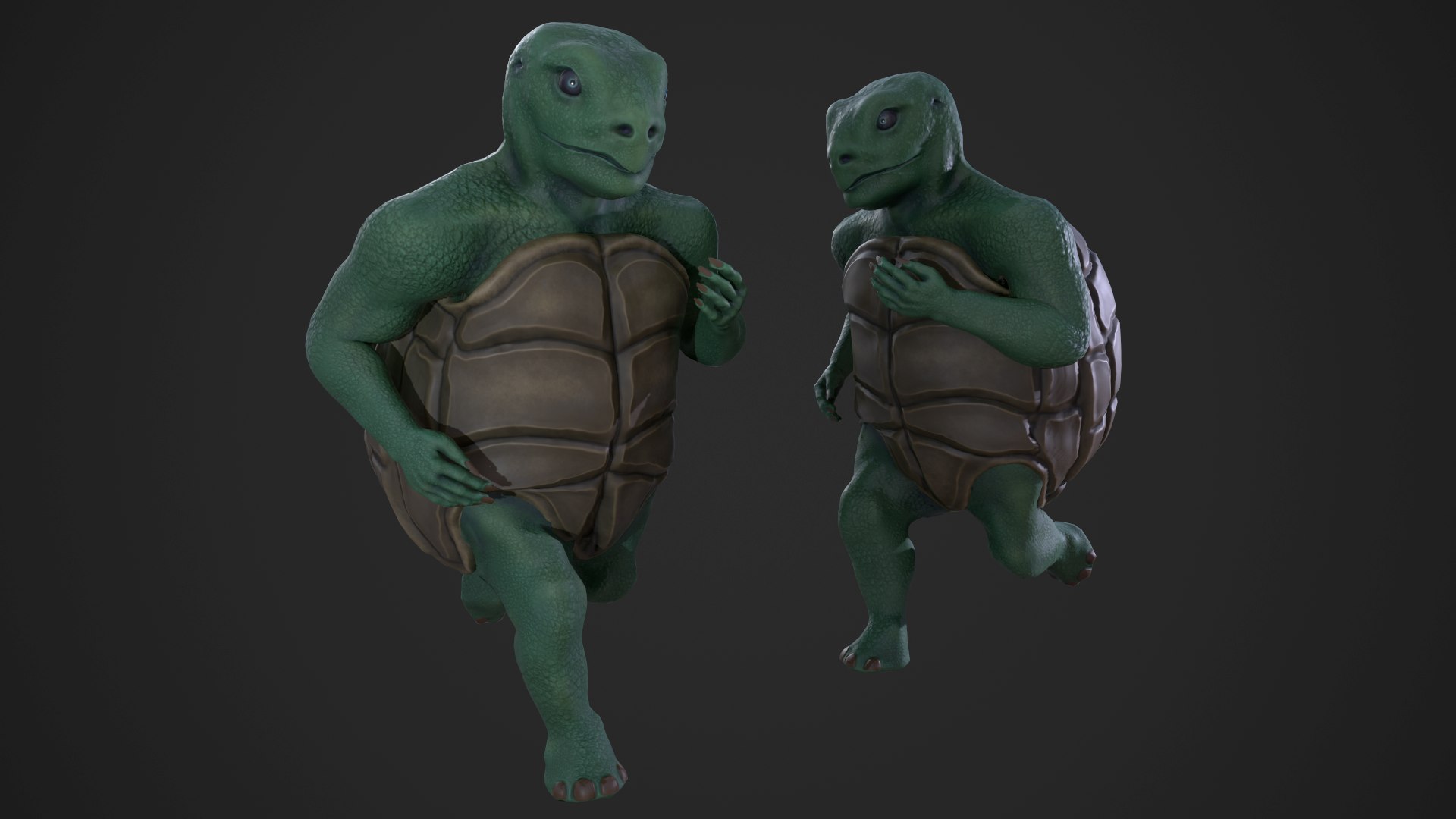 3D turtle character - TurboSquid 1527007