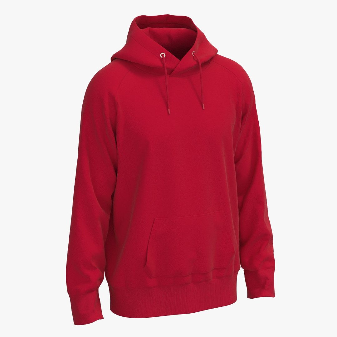 3D Hooded Sweatshirt Model - TurboSquid 1804110