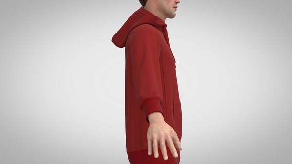 3D Hooded Sweatshirt model - TurboSquid 1804110