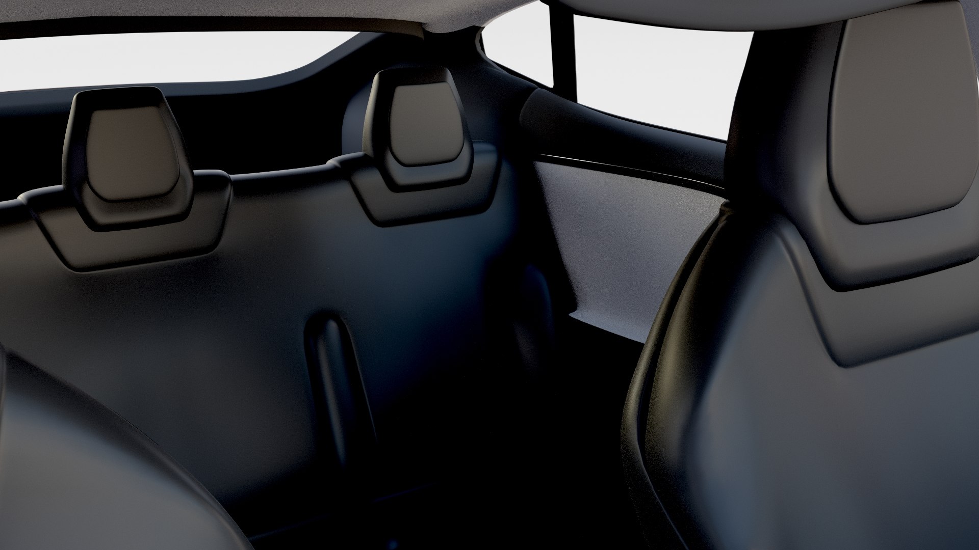 Tesla S Interior Modeled 3d Model