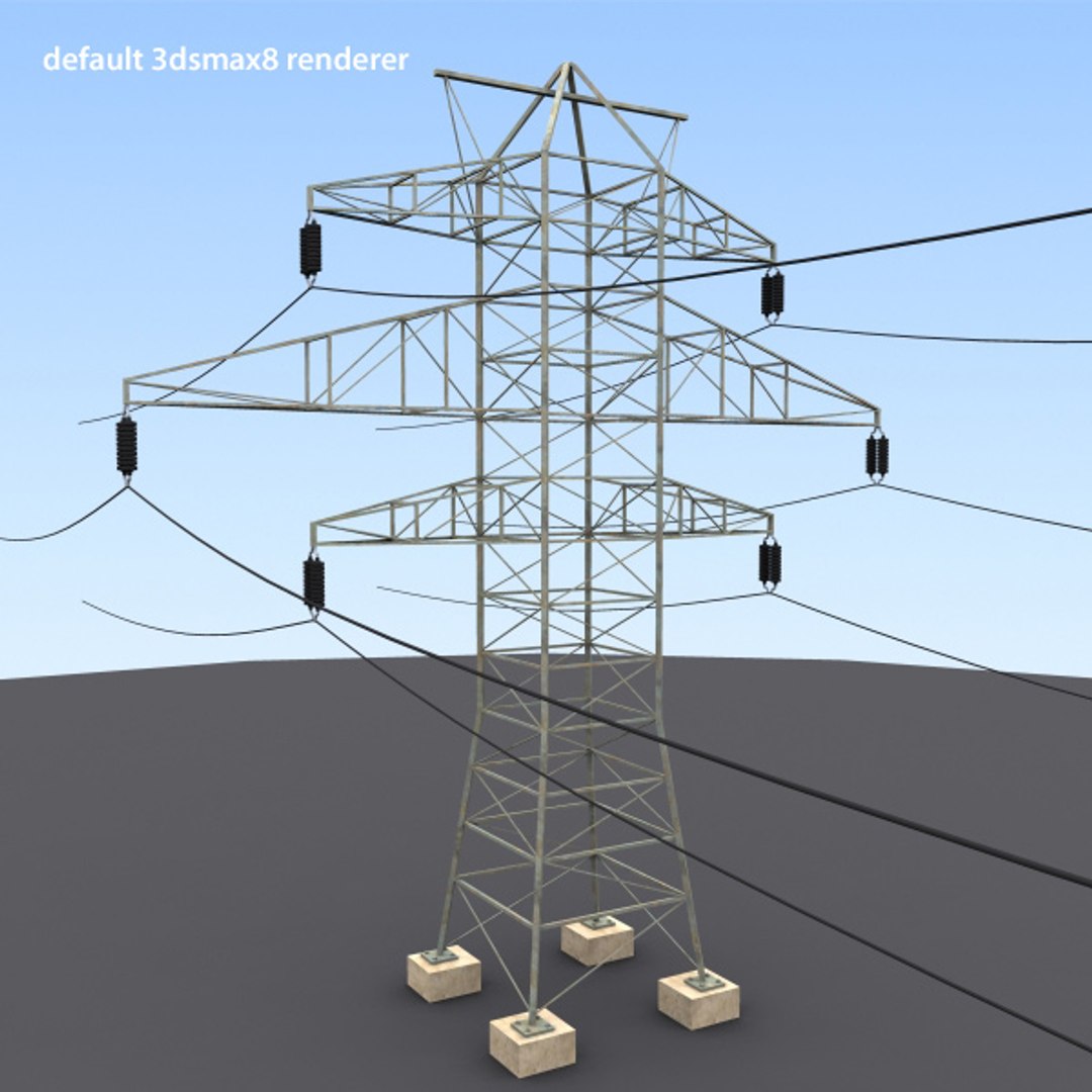 3d Electric Line