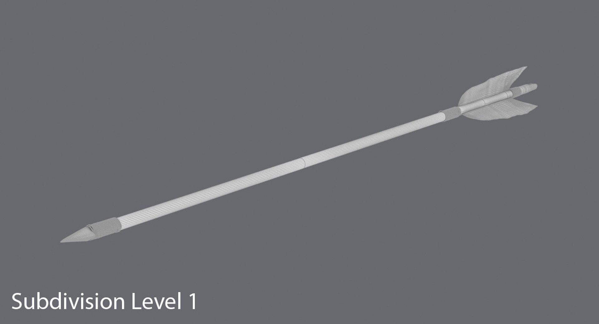 Ma Wooden Feathered Arrow