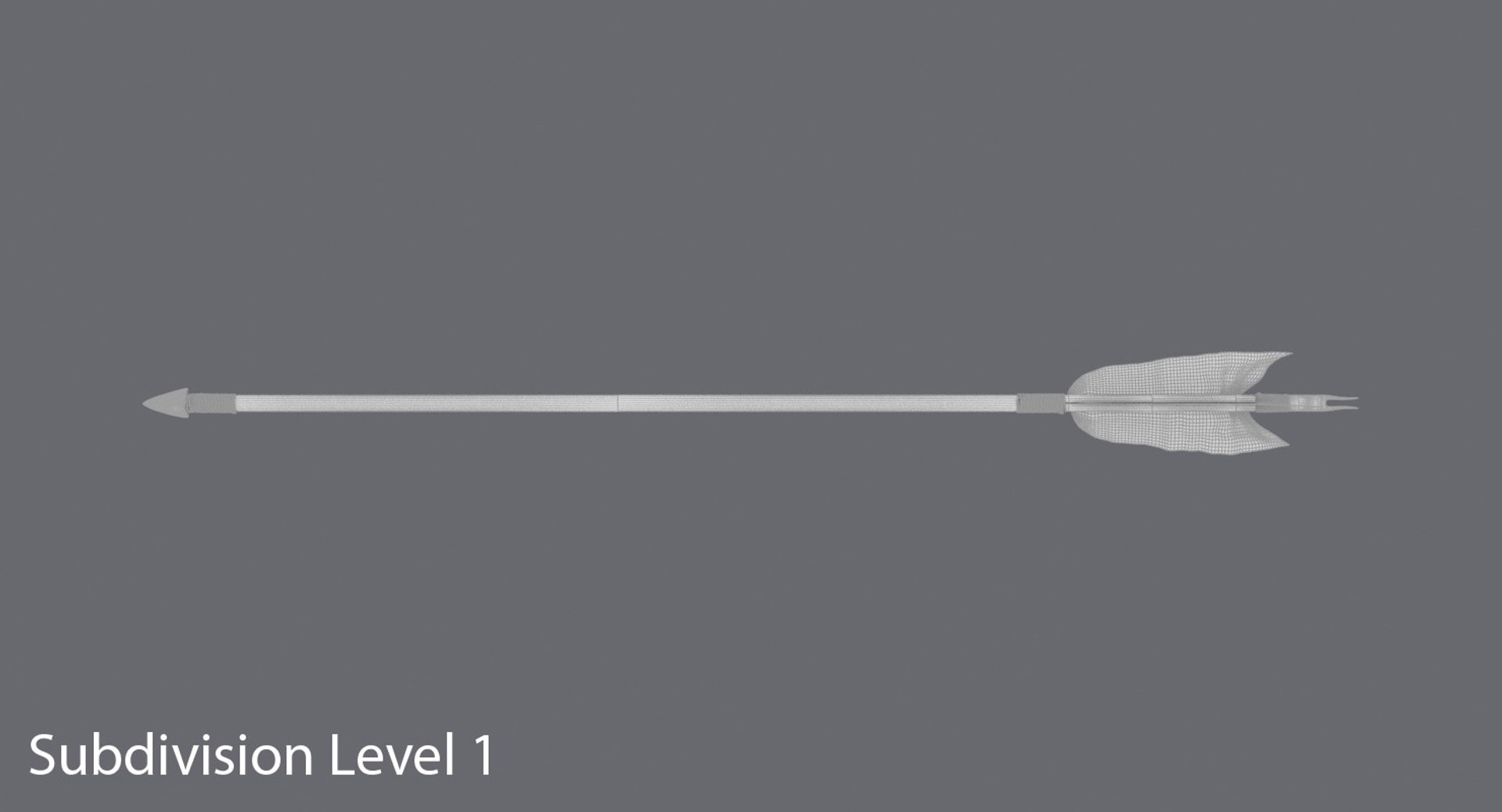 Ma Wooden Feathered Arrow