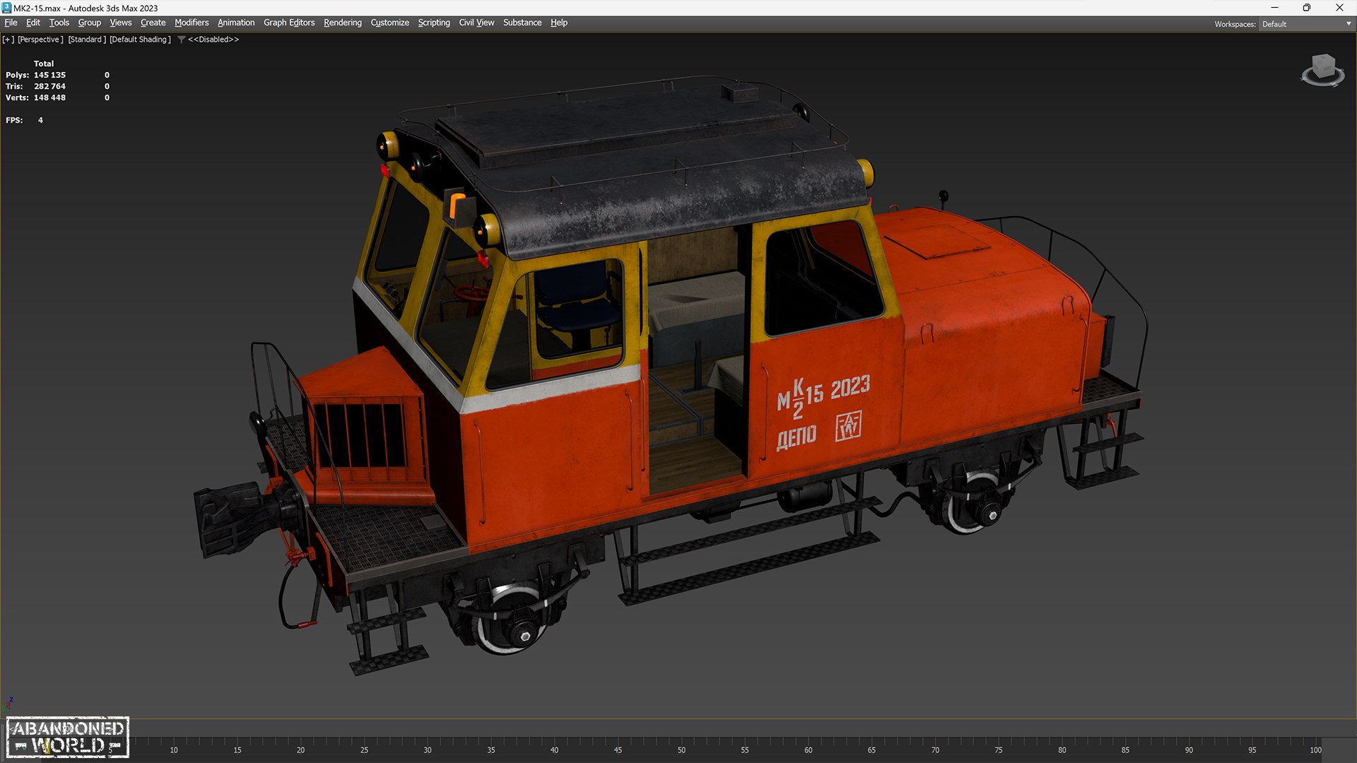 Soviet Railroad Trolley MK2-15 3D - TurboSquid 2069231