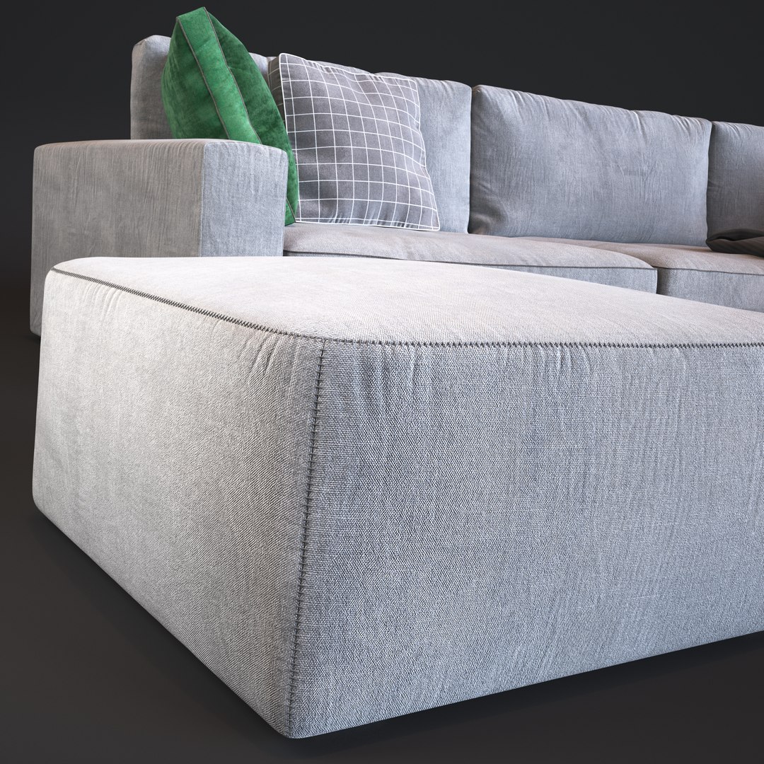 Extra Norman Flexteam Sofa 3D Model - TurboSquid 1361857
