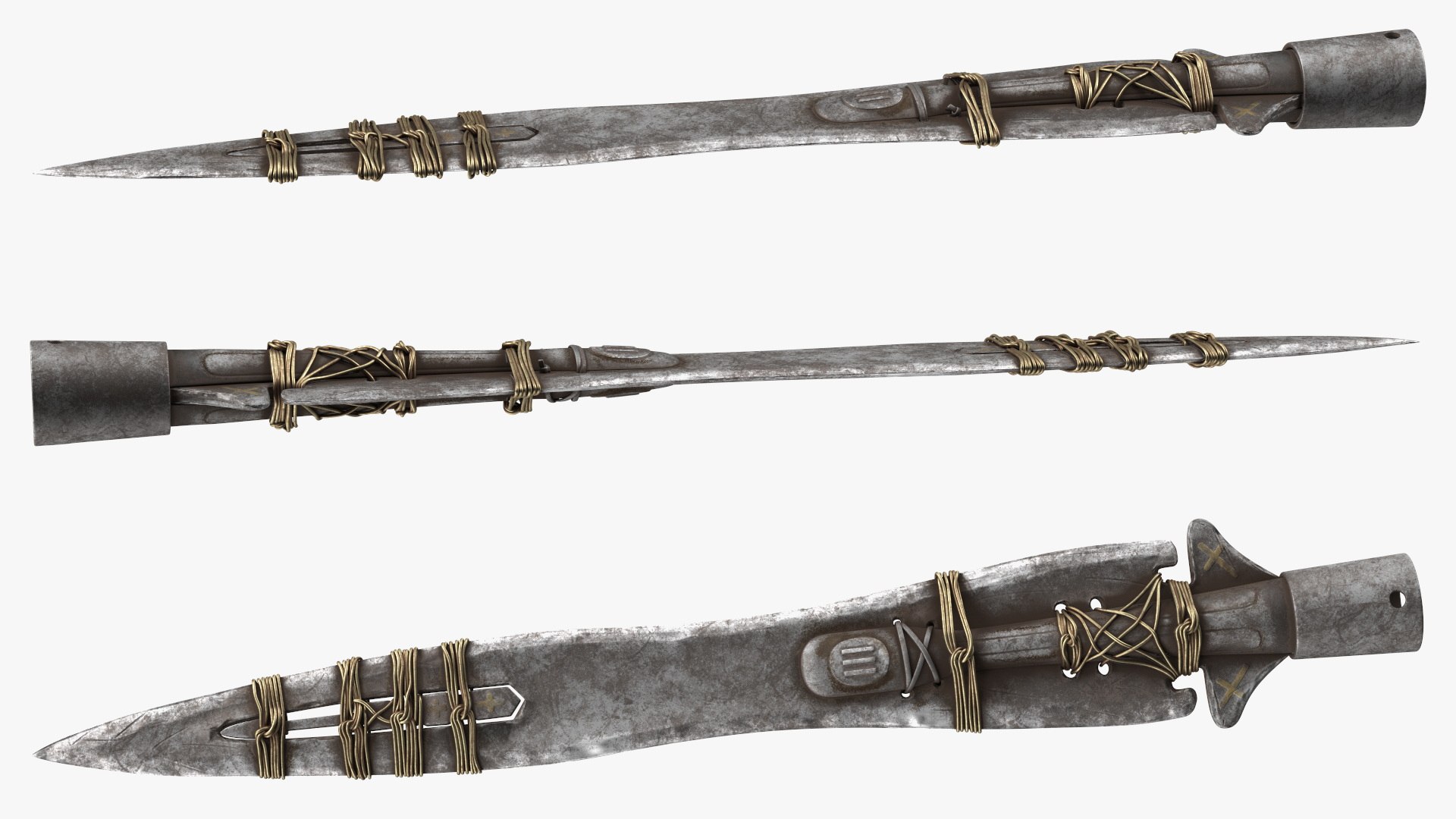 Ancient Roman Spear 3D - TurboSquid 2154497