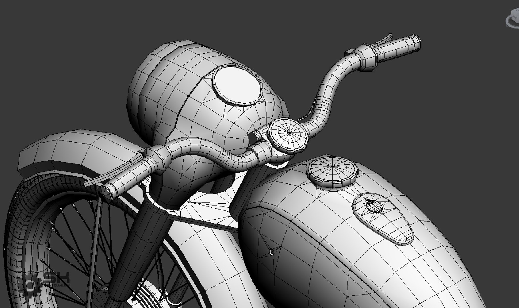 3d Model Motorcycle Java