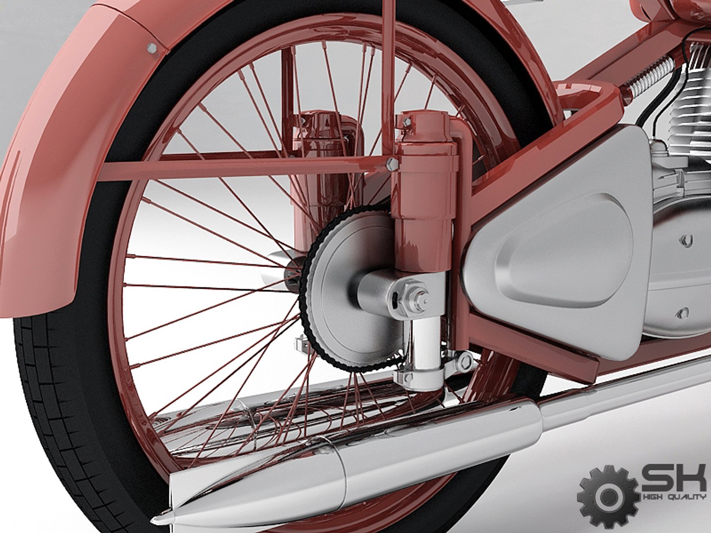 3d Model Motorcycle Java