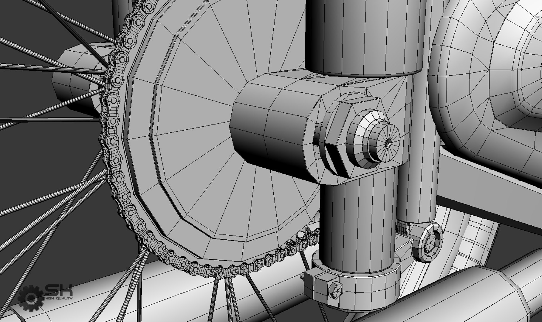 3d Model Motorcycle Java