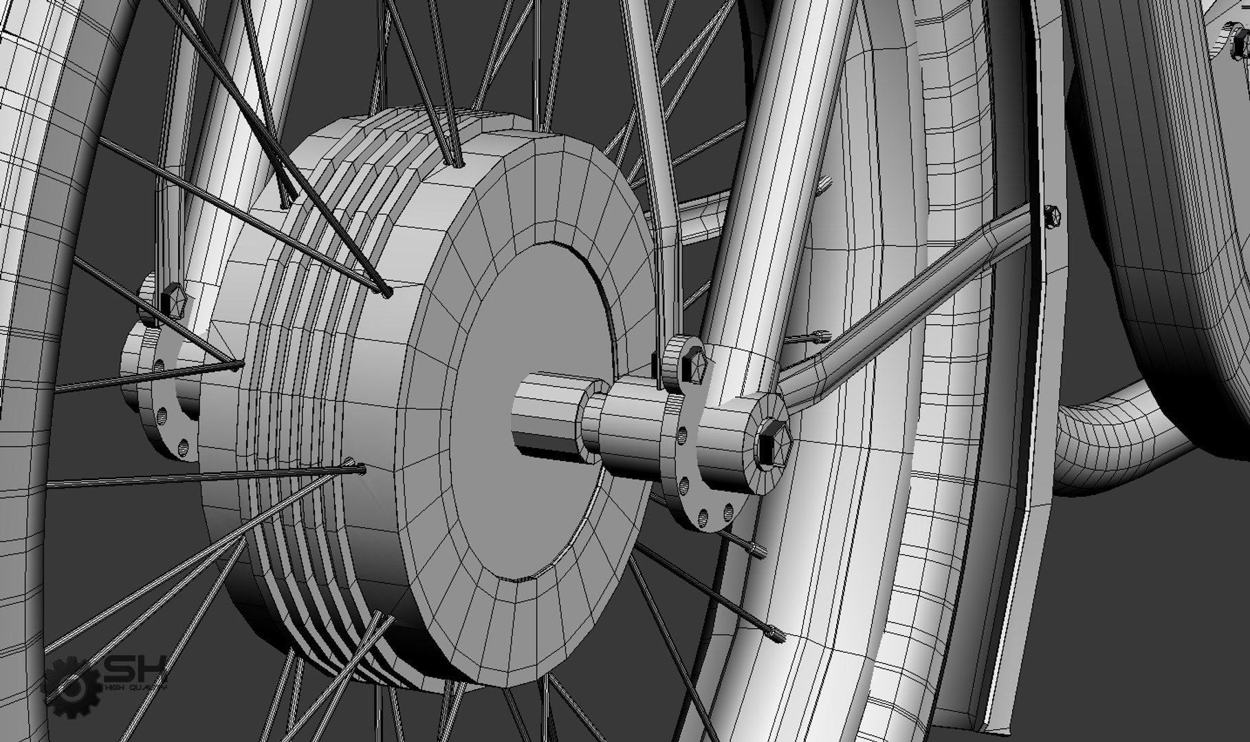 3d Model Motorcycle Java