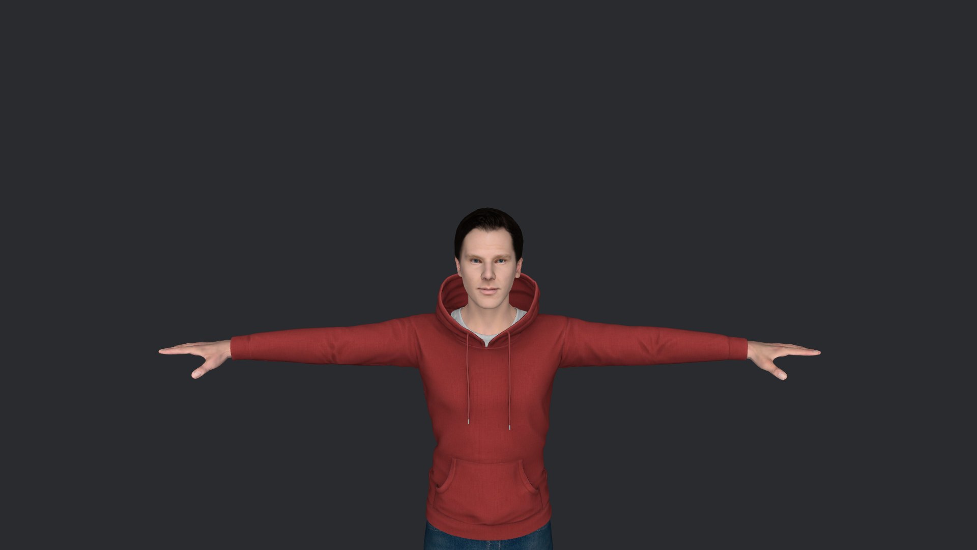 3D Benedict Cumberbatch Hyper Realistic Full Body Fully Rigged 3D ...