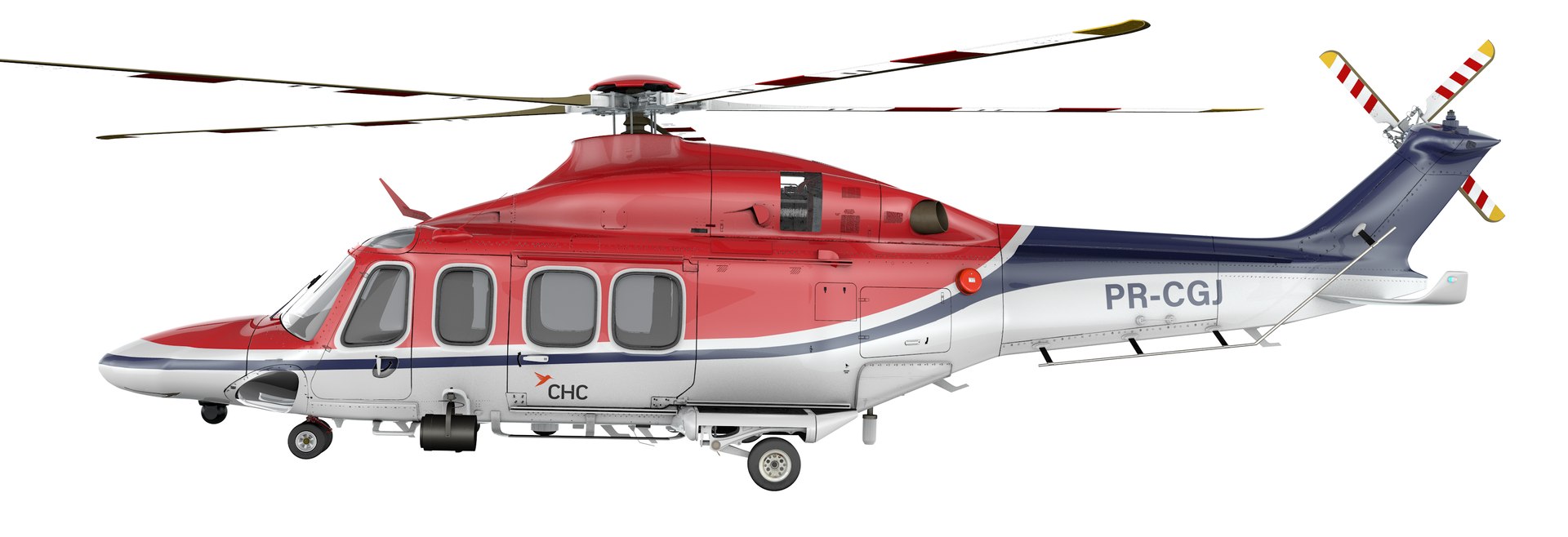 AW139 CHC Helicopter L2174 3D Model - TurboSquid 2255504