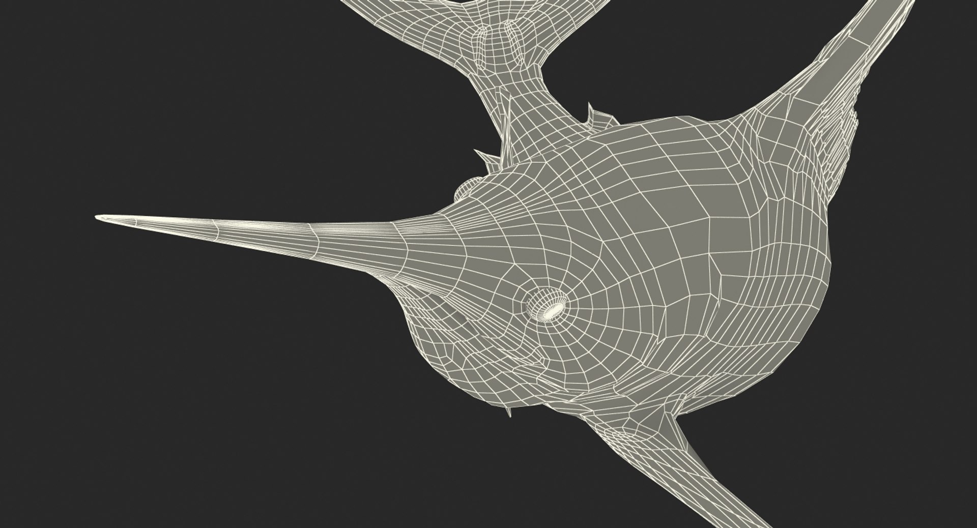 3d Blue Marlin Pose 3