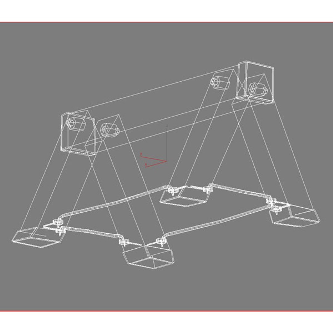 Free Wooden Base Goat 3d Model