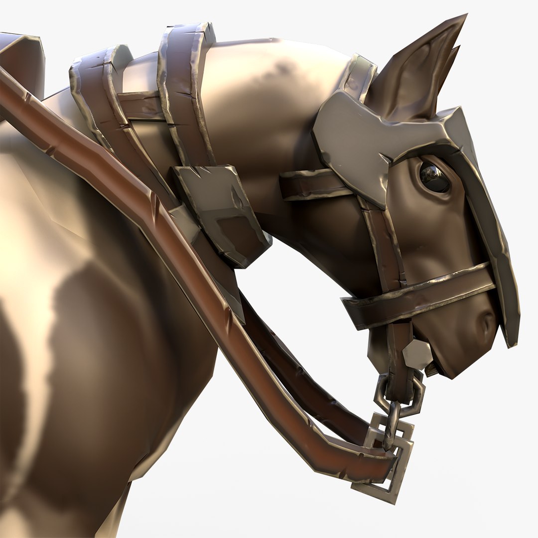 3D Stylized Horse - TurboSquid 2071739