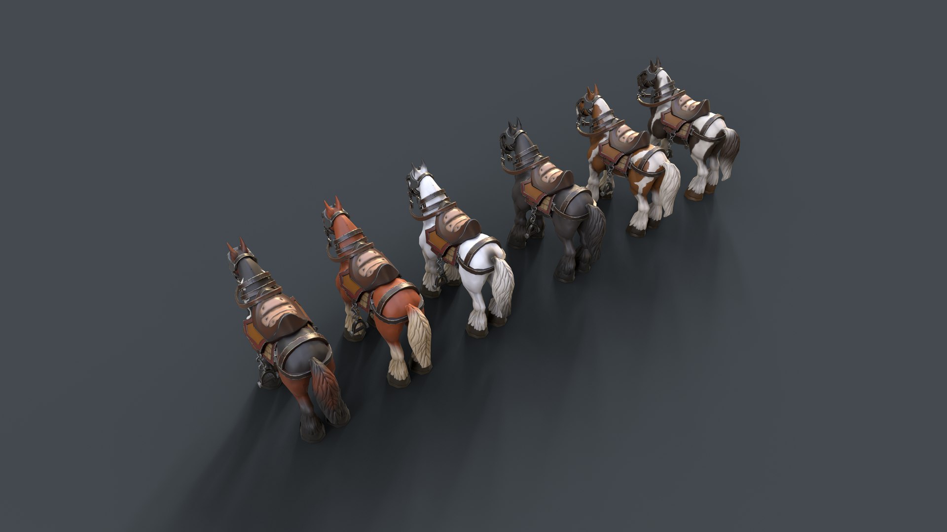 3D Stylized Horse - TurboSquid 2071739