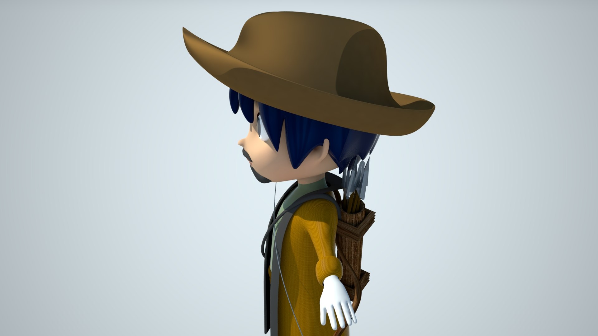 Hunter Character Model - TurboSquid 1372049