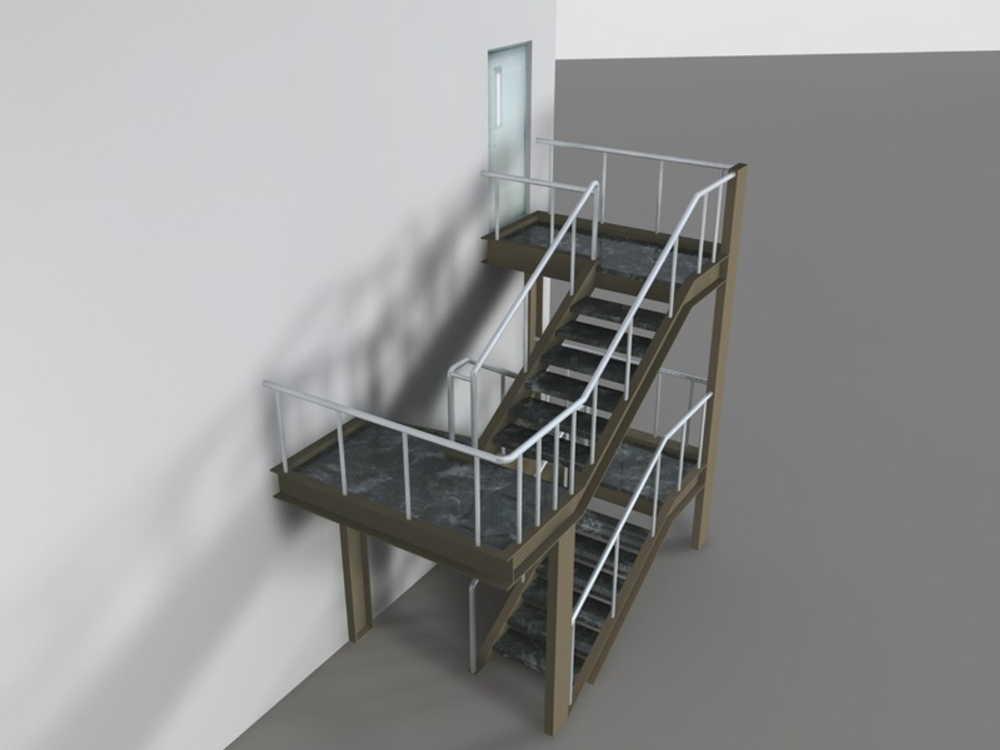Stairs 3d Max