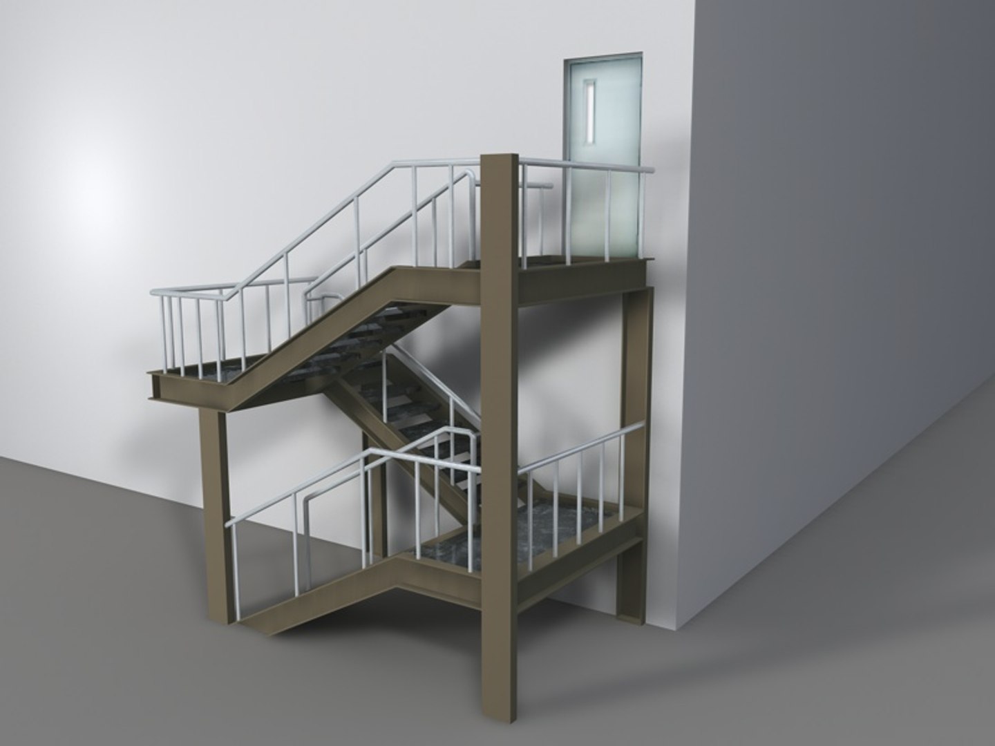 Stairs 3d Max