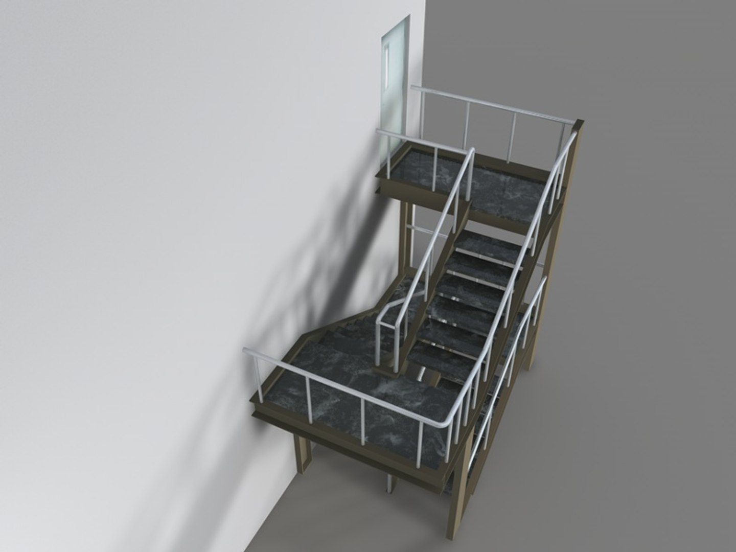 Stairs 3d Max
