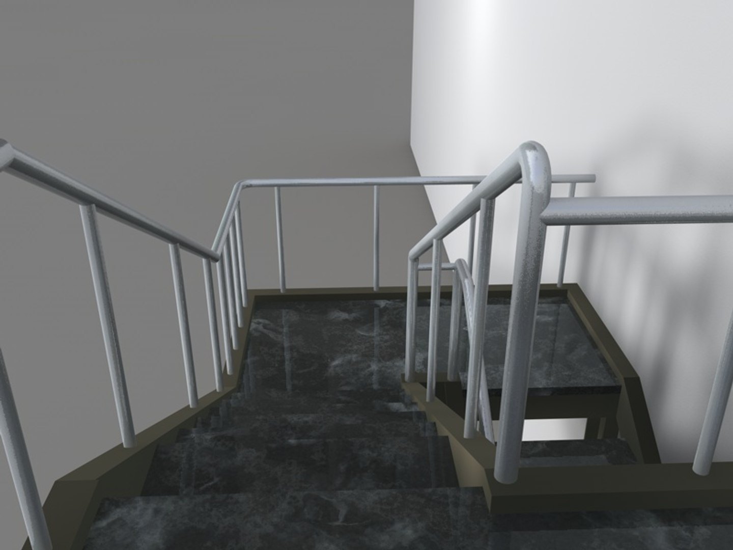 Stairs 3d Max