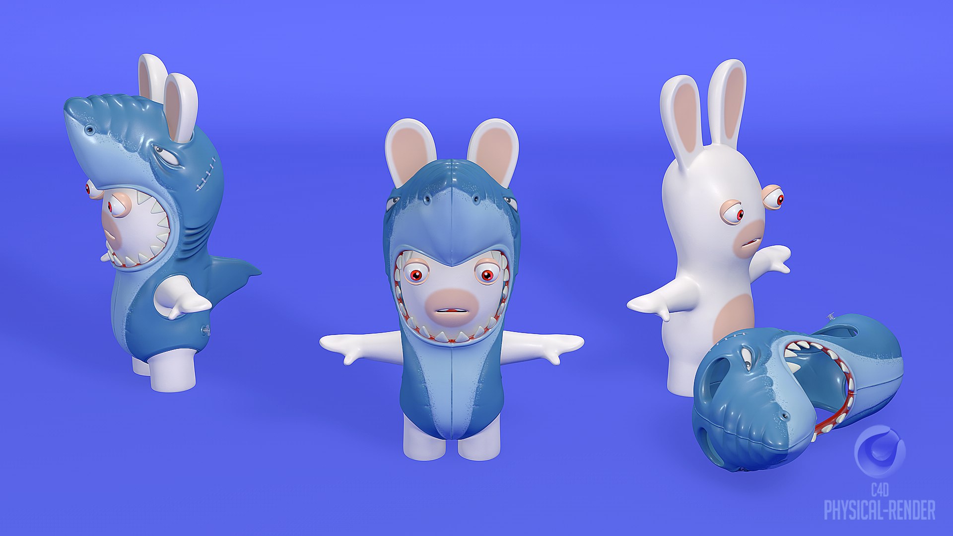 Rabbids Character Collection 8K 3D model - TurboSquid 1773612