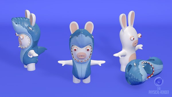 Rabbids Character Collection 8K 3D model - TurboSquid 1773612