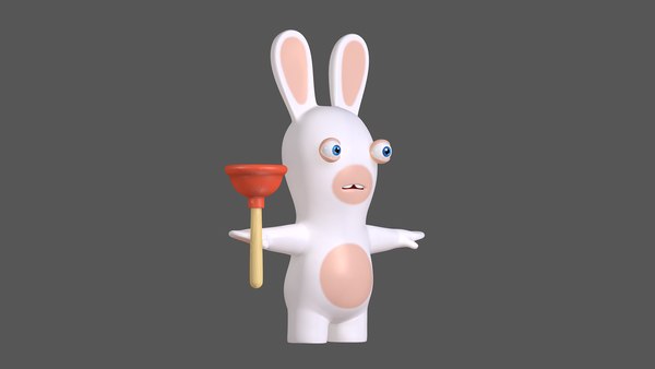 Rabbids Character Collection 8K 3D model - TurboSquid 1773612