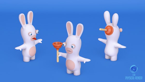 Rabbids Character Collection 8K 3D model - TurboSquid 1773612