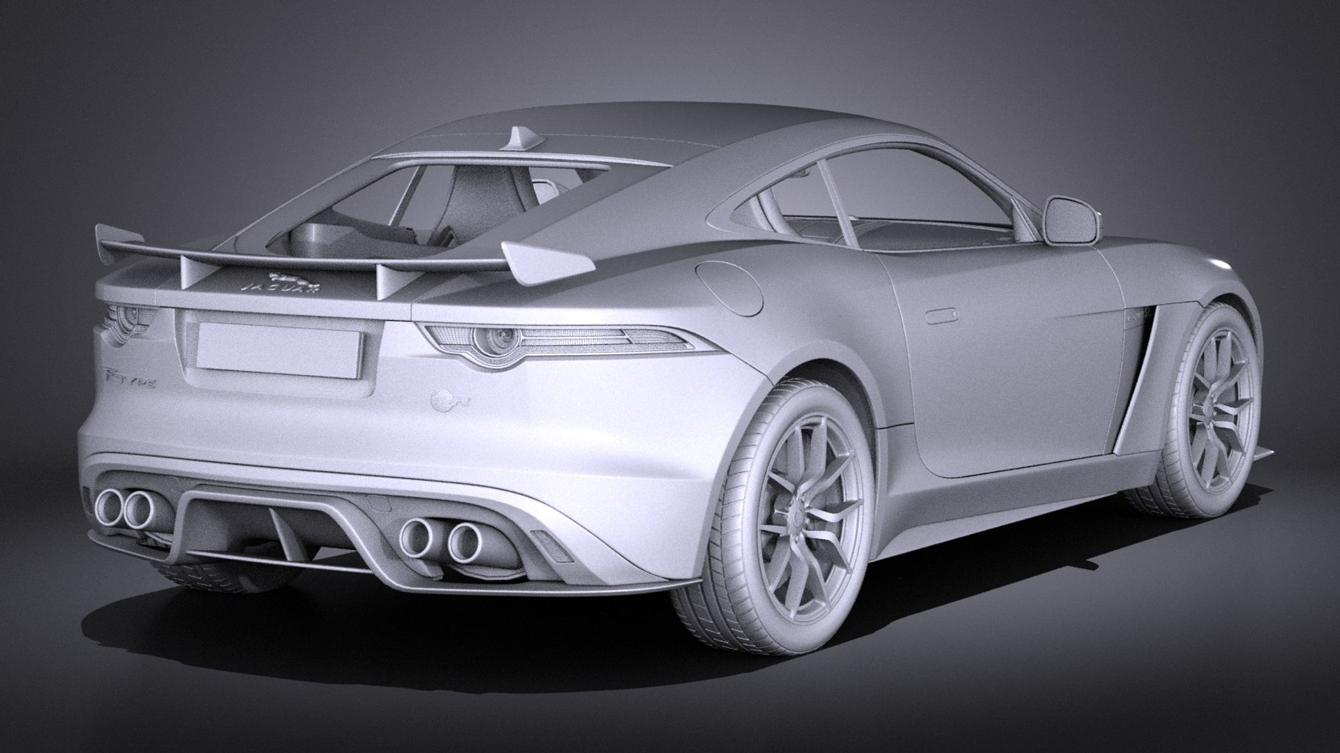 f-type svr 2017 3d c4d