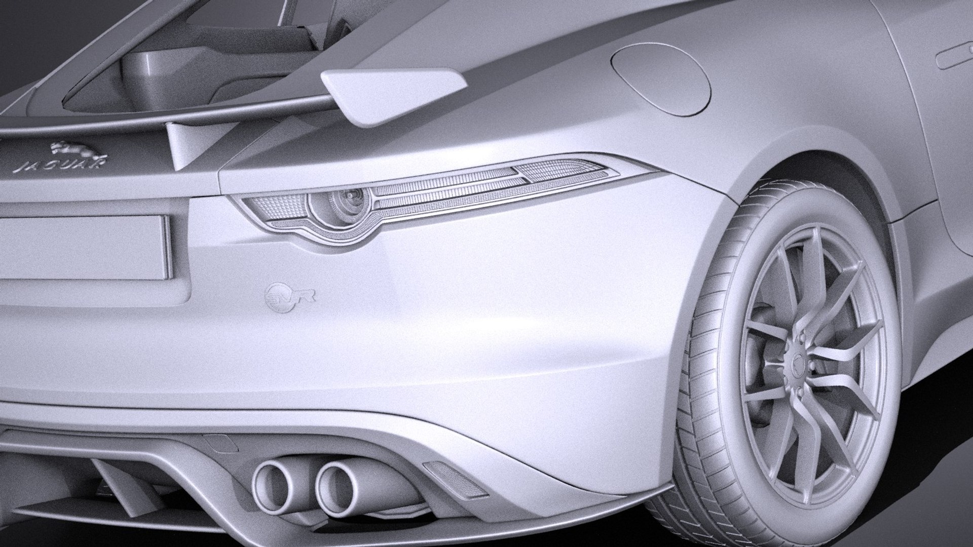 f-type svr 2017 3d c4d