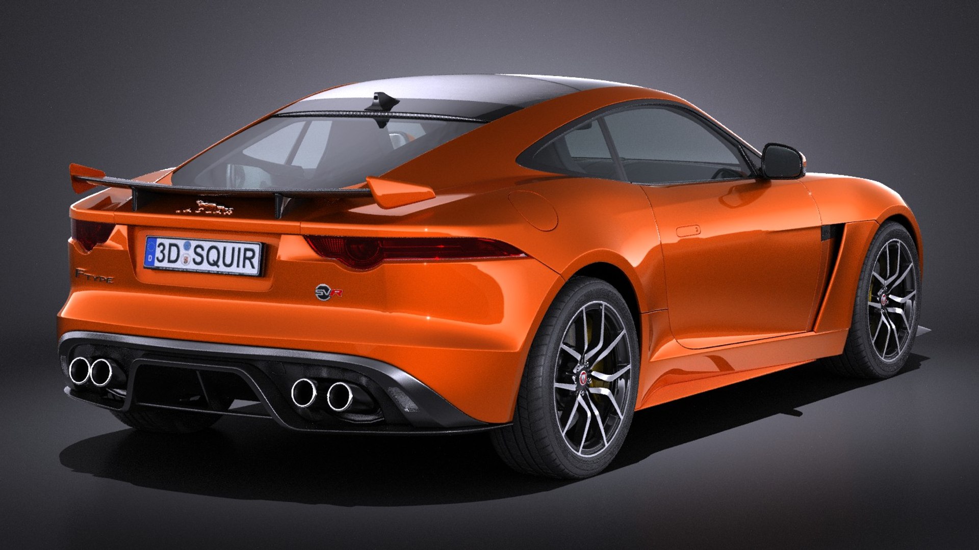 f-type svr 2017 3d c4d