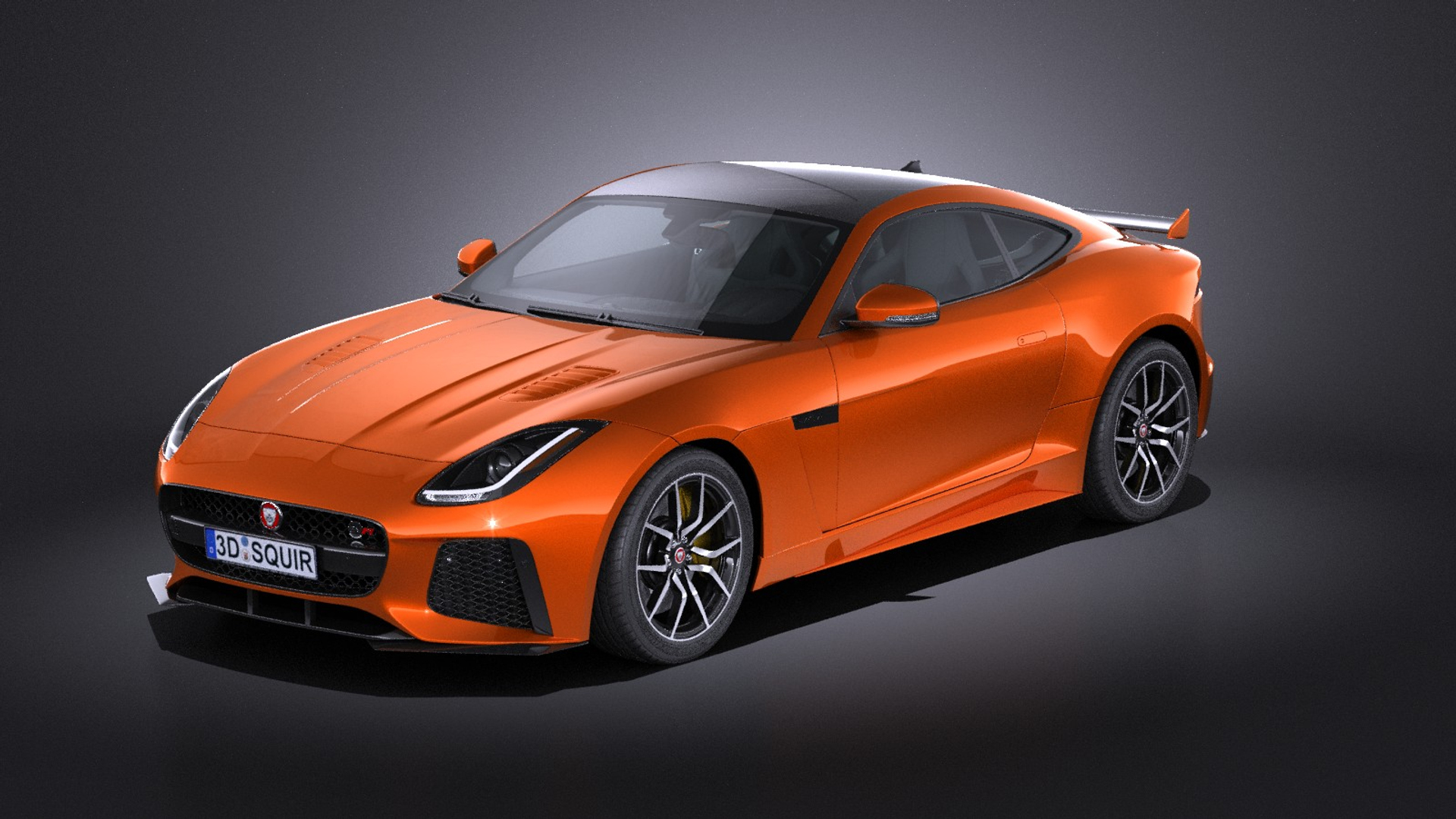 f-type svr 2017 3d c4d